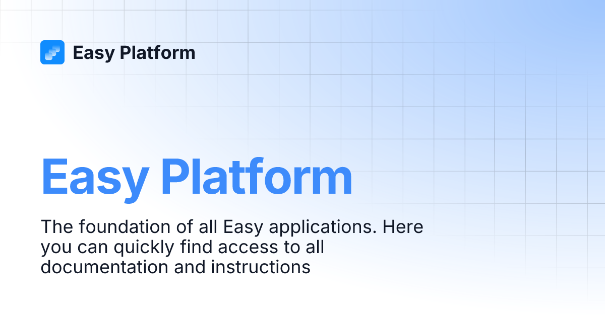 Easy Platform